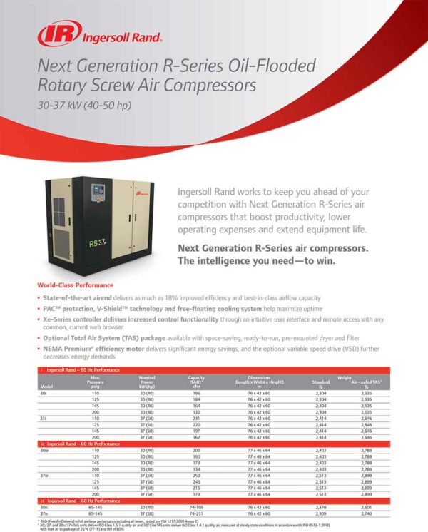 Oil-Flooded Rotary Screw Air Compressors | Wiseworth Canada Industries ...
